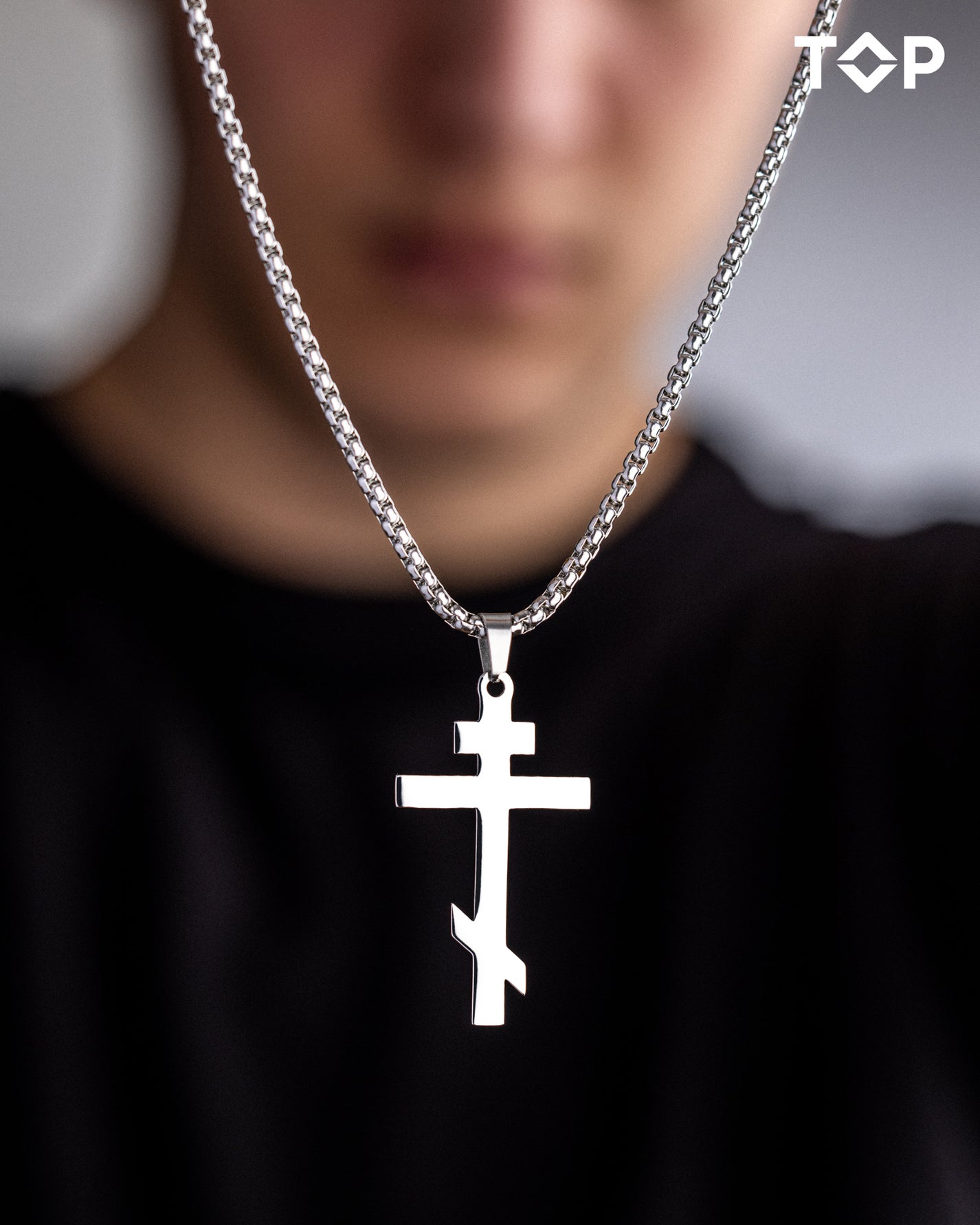 Pravoslavni Krst i Klasik Ogrlica – Hirurski Čelik Top